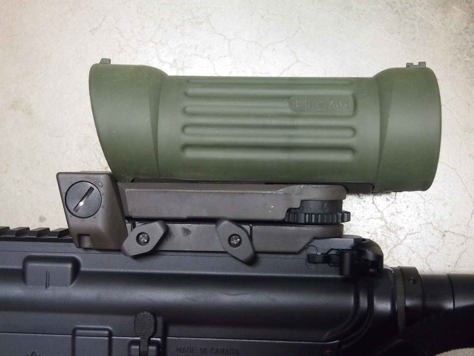 Mister Donut's Firearms Blog: Green Cover for the Elcan C79