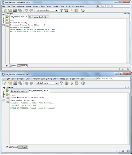 Socket Programming Using Tcptp Create An Application To Find The Factorial Of Given 9110