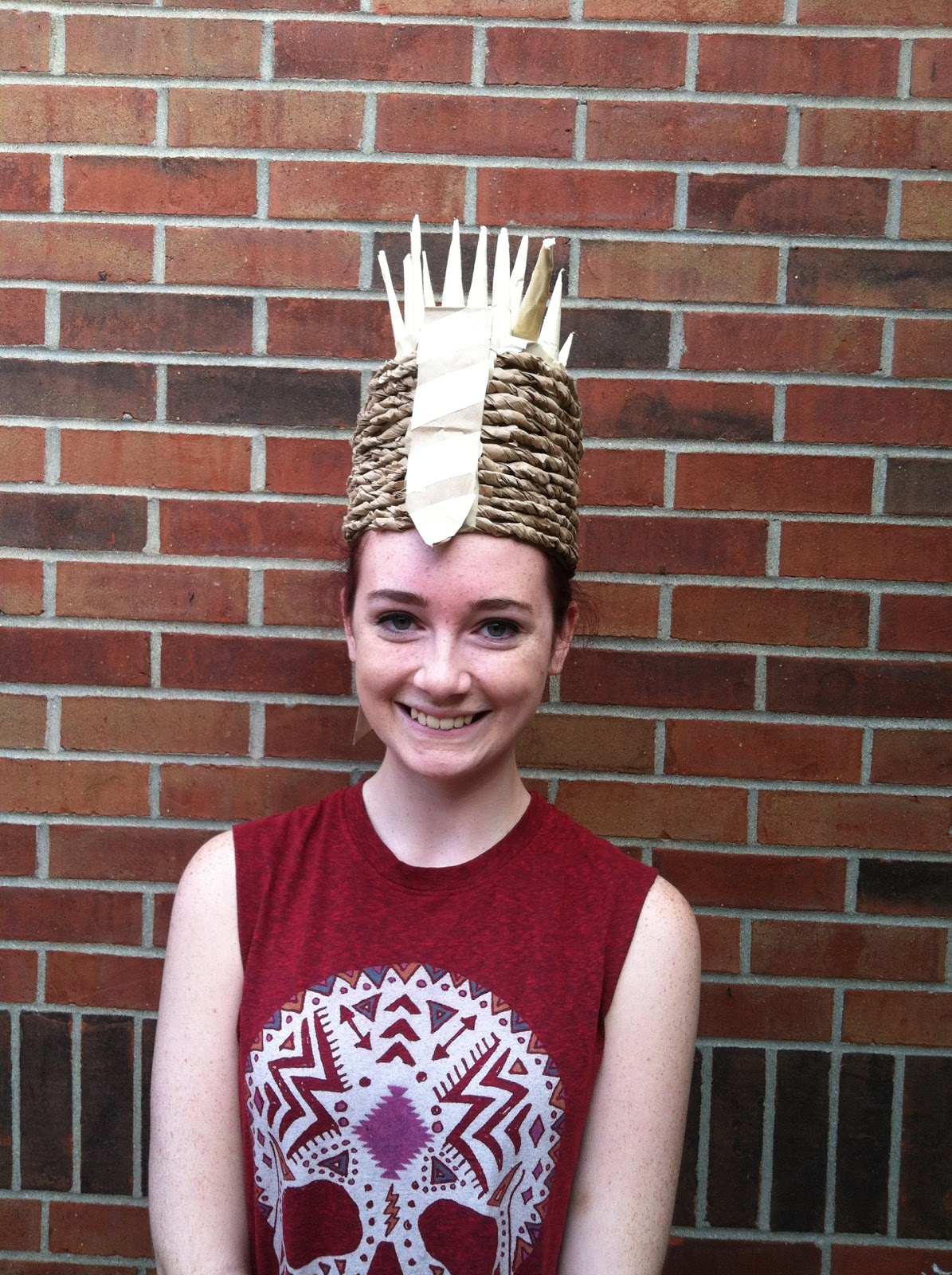 Adventures of Creativity.: Student Work: Paper Bag Hats