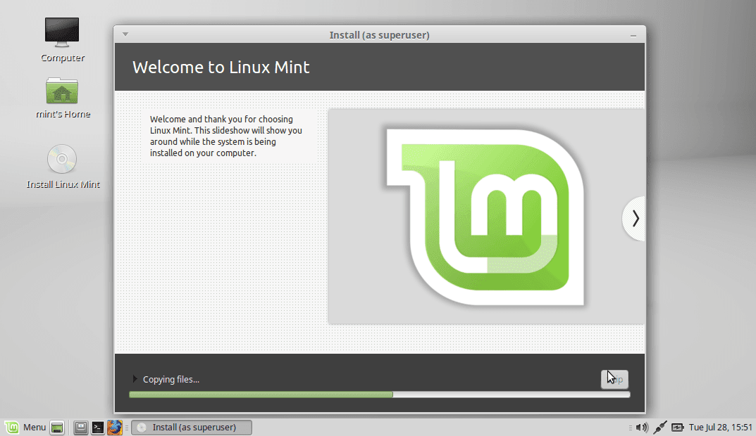 instalasi linux mint | Praszetyo