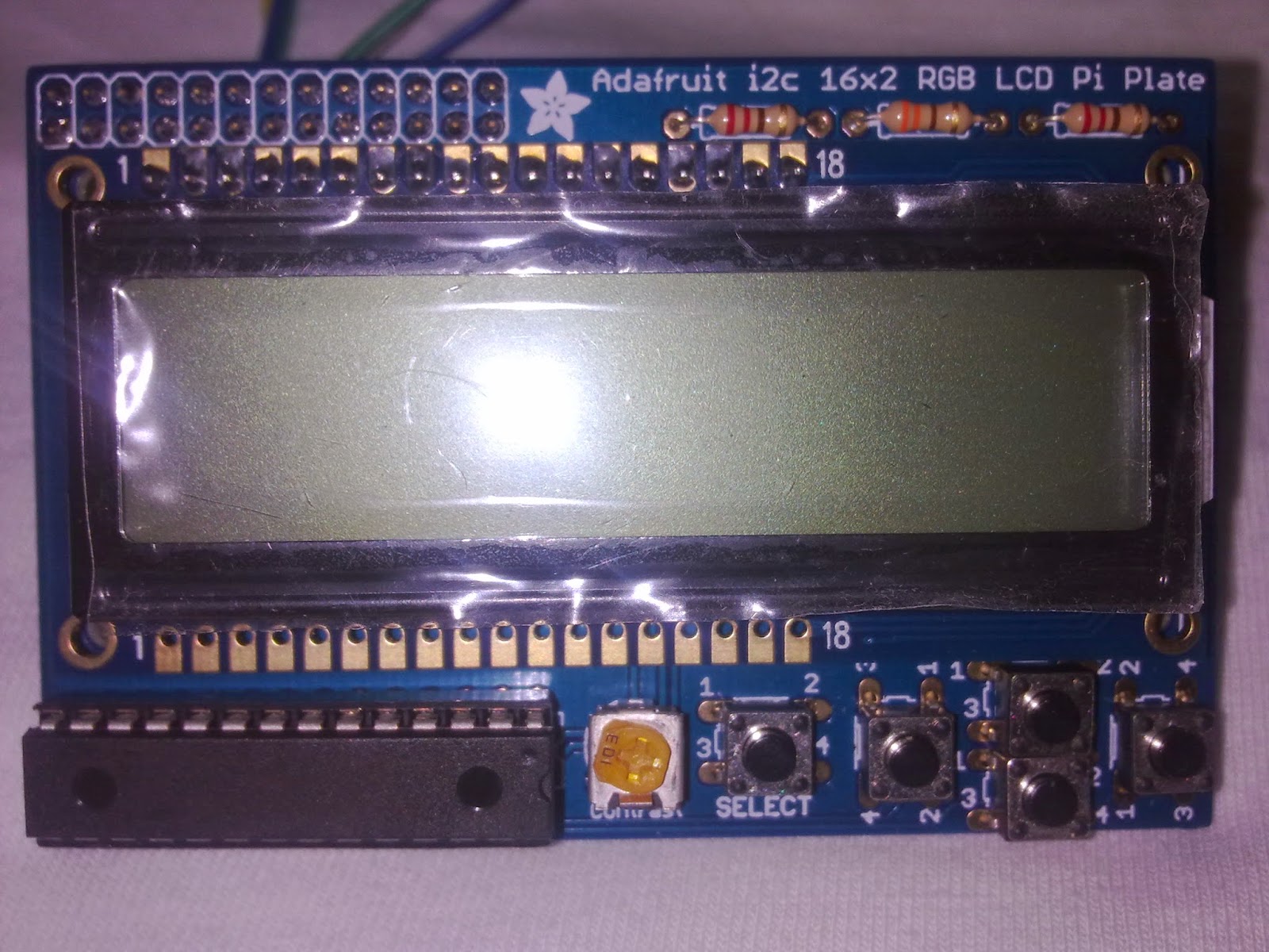 AndrexWeb: LCD+Keypad Kit for Raspberry Pi with Java