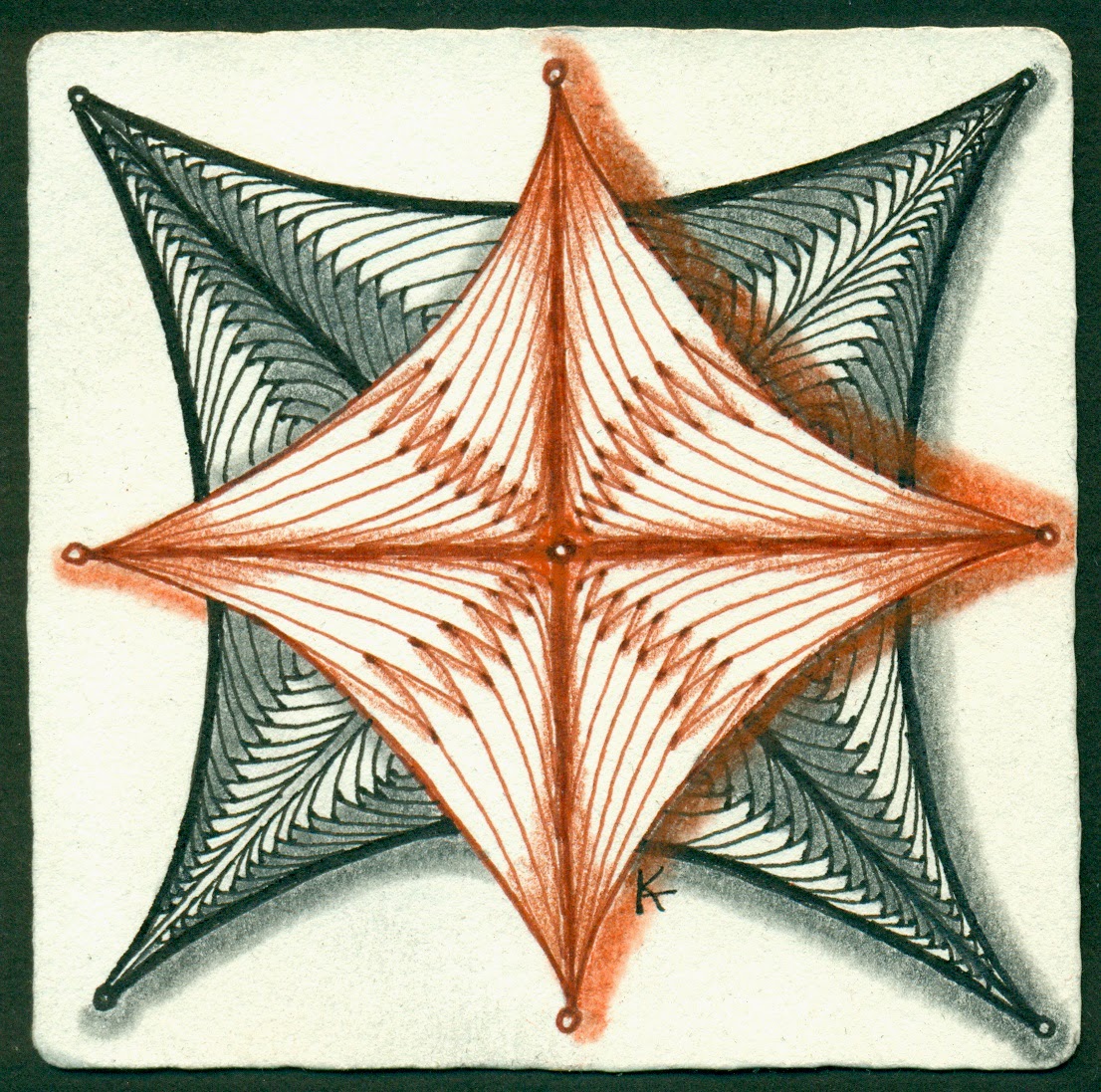 Tickled To Tangle: "It's a String Thing" #40 Tiles