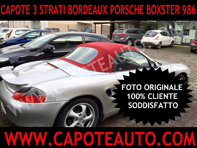 Capote auto epoca e moderne: La capote della Porsche Boxster 986 che si ...
