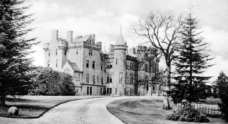Tour Scotland: Old Photograph Culdees Castle Muthill Perthshire Scotland