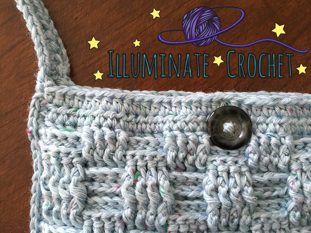 Illuminate Crochet: Carefree Basketweave Crossbody Bag