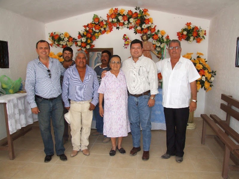 Visita Carlos Rochin Templo Indígena