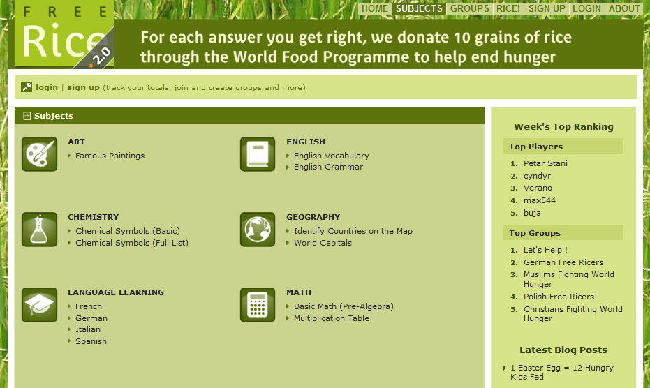 Rice Game For Africa at Stanley Call blog