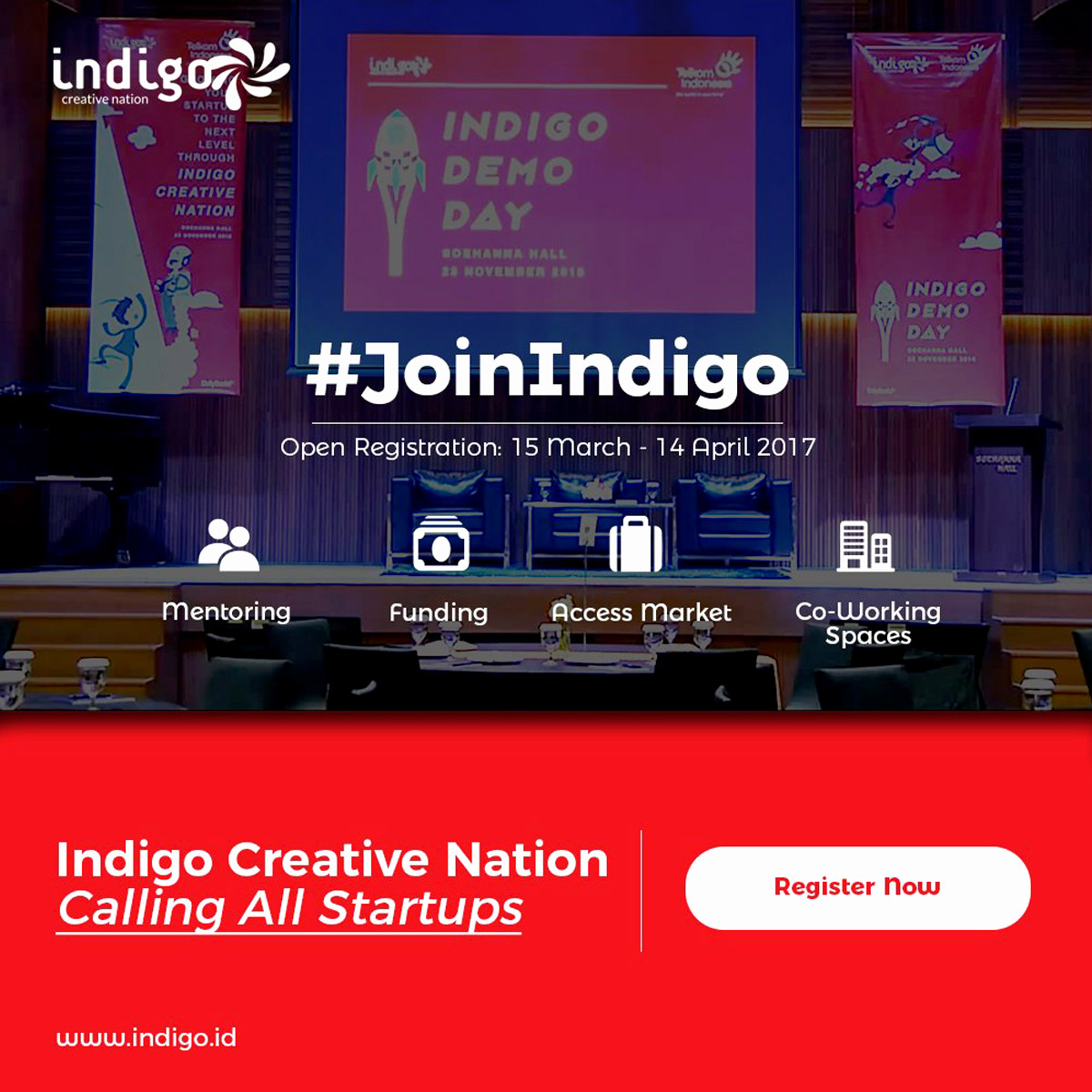 Indigo Creative Nation 2017 Buka Pendaftaran Dengan Program Incubator ...