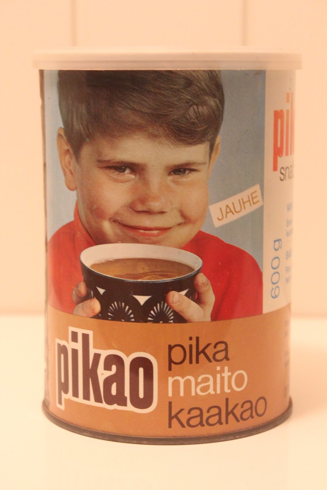 Vanhat Suomalaiset Peltipurkit Malaktan Pikao Pika Maito Kaakao purkki
