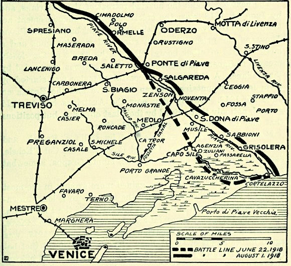 Roads to the Great War: 100 Years Ago: The Battle of the Piave Opens on ...