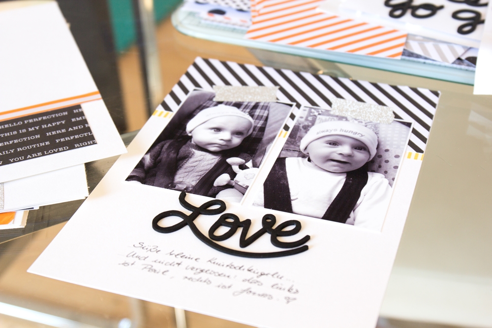 :: danipeuss.de :: BLOG: 6x8" Babyalbum mit Minilayouts selber bauen ...