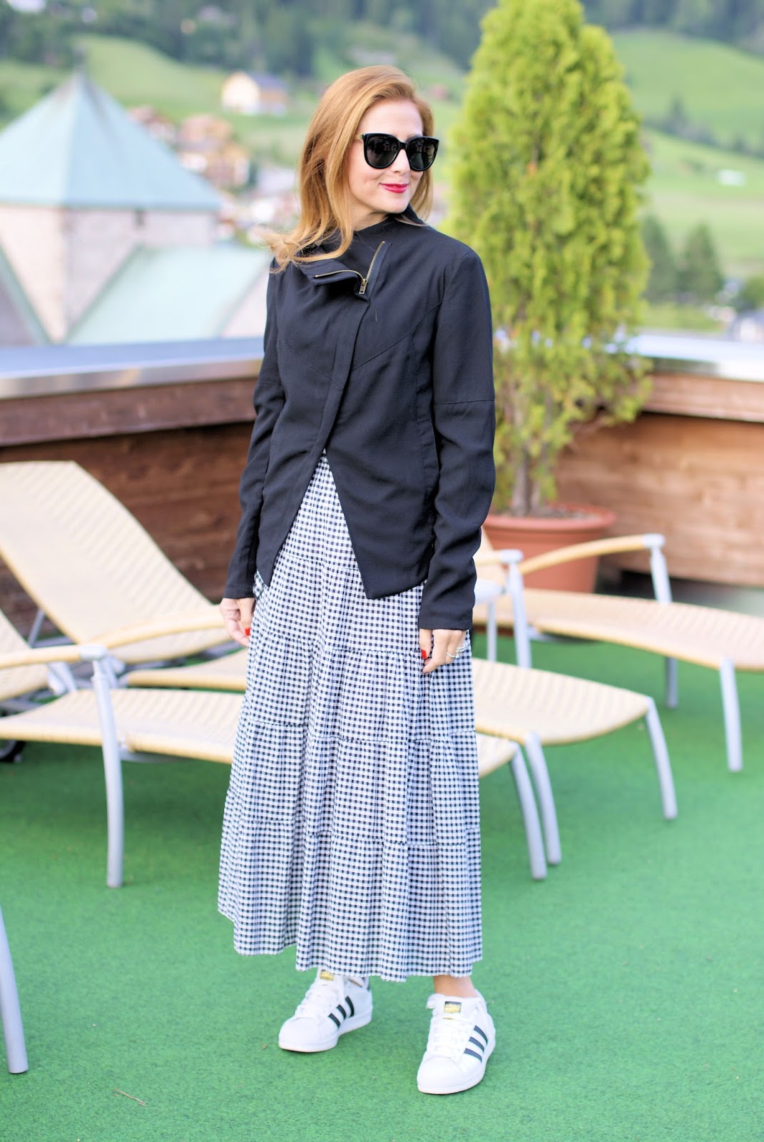How to keep wearing Gingham in Fall: transitional outfit idea | Fashion ...
