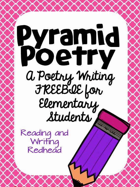 Classroom Freebies Too: Poetry Writing Freebie for Poetry Month