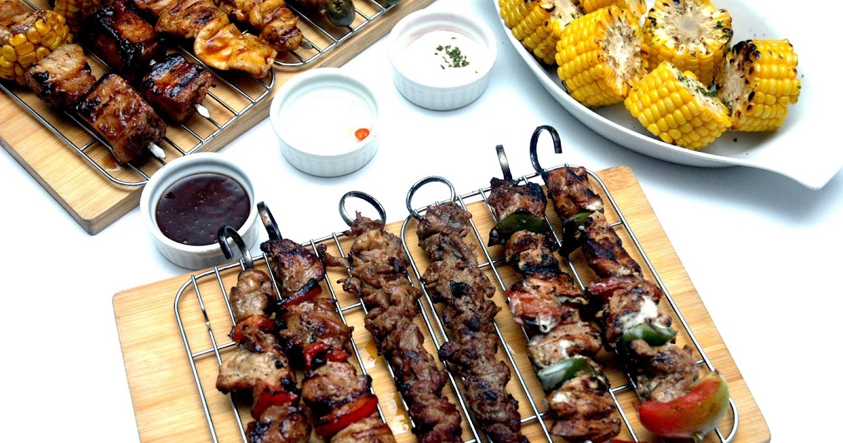 DUDE FOR FOOD: Sticks and Skewers: Eat City's Signature Sampler Cookout ...