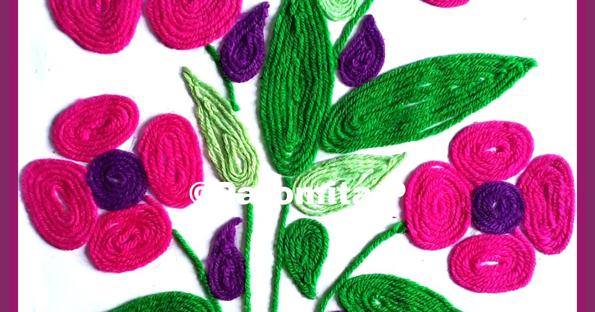 Wool Craft on Paper - Paromita's Passions