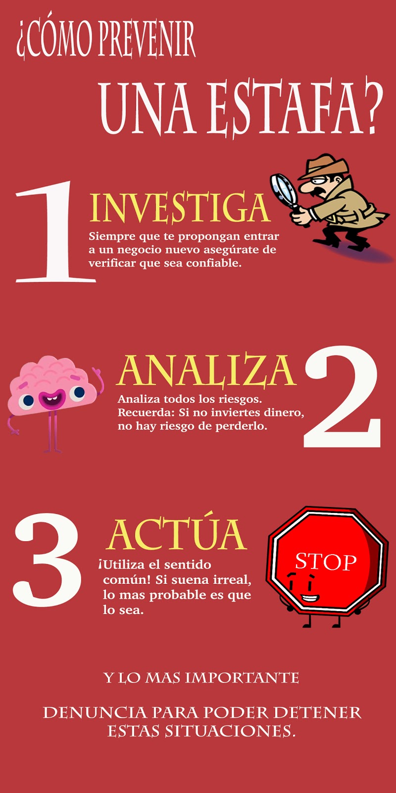 VANESA PADILLA MARQUEZ: ¿Cómo prevenir una estafa? Infografía
