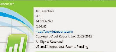 JET REPORT - Menu Introduction.