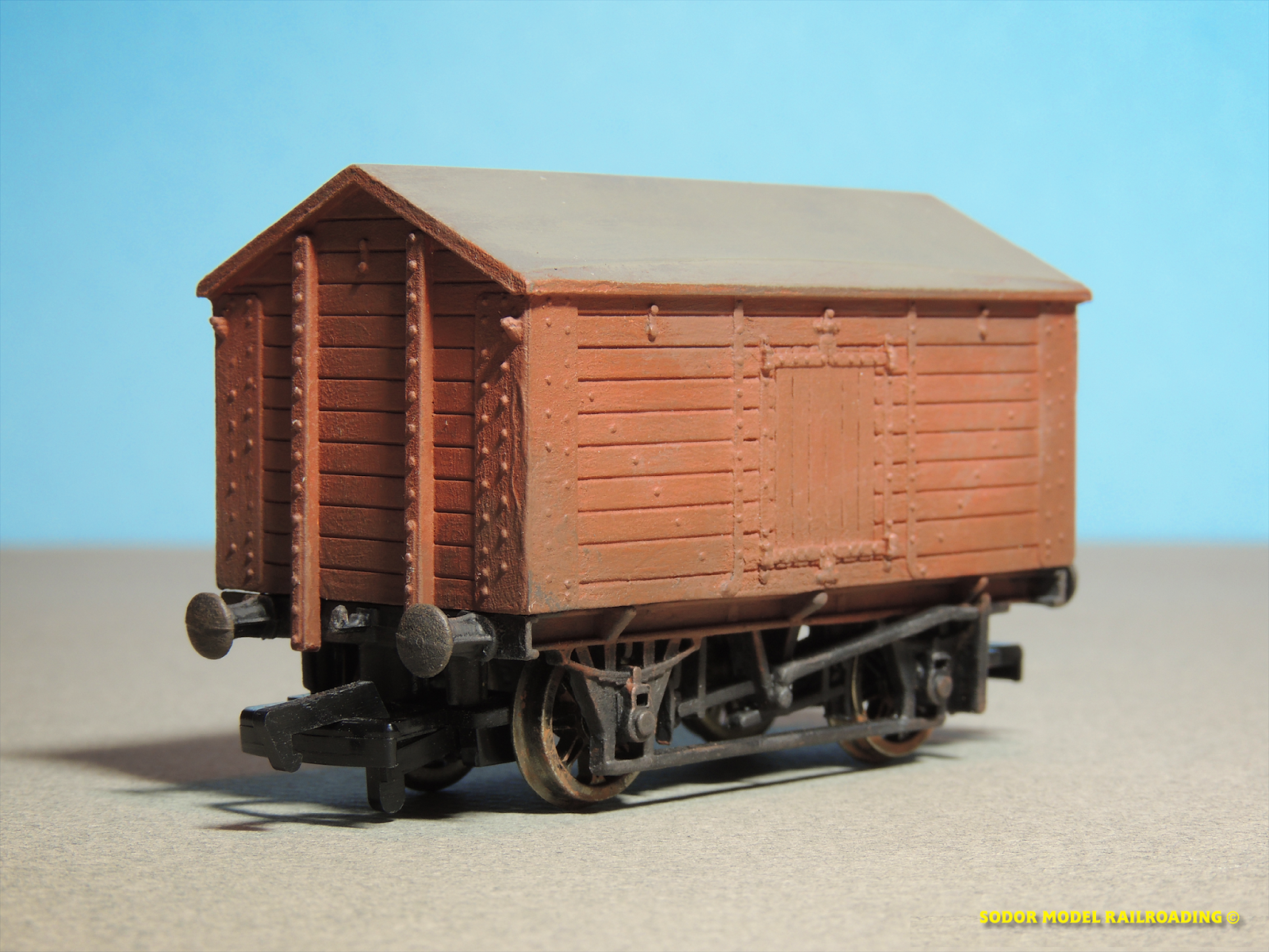 SodorModelRailroading: Salt Wagon #1: Red