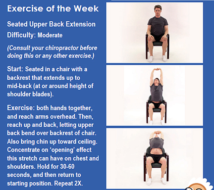 Life Wellness Center: Exercise of the Week: Seated Upper Back Extension