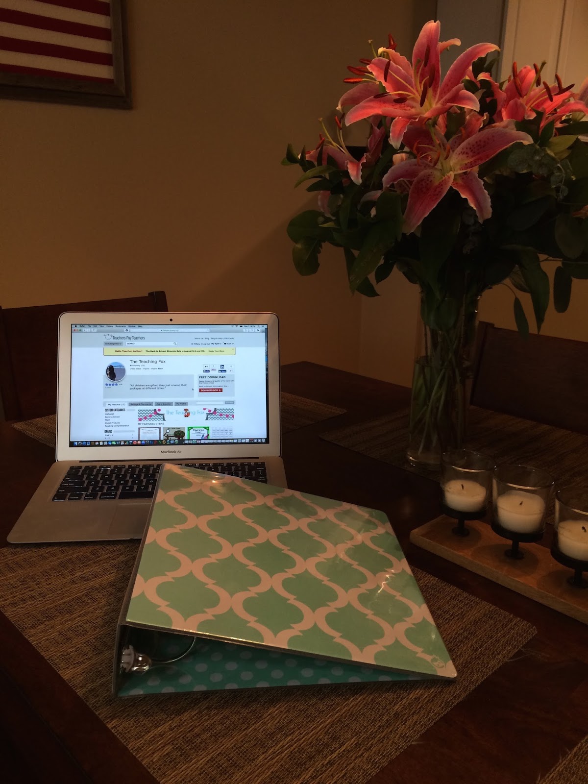 The Teaching Fox: Team Meeting Binder