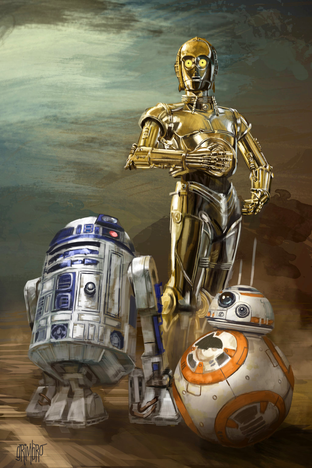 Fascinating Fanart: Droids of Star Wars!