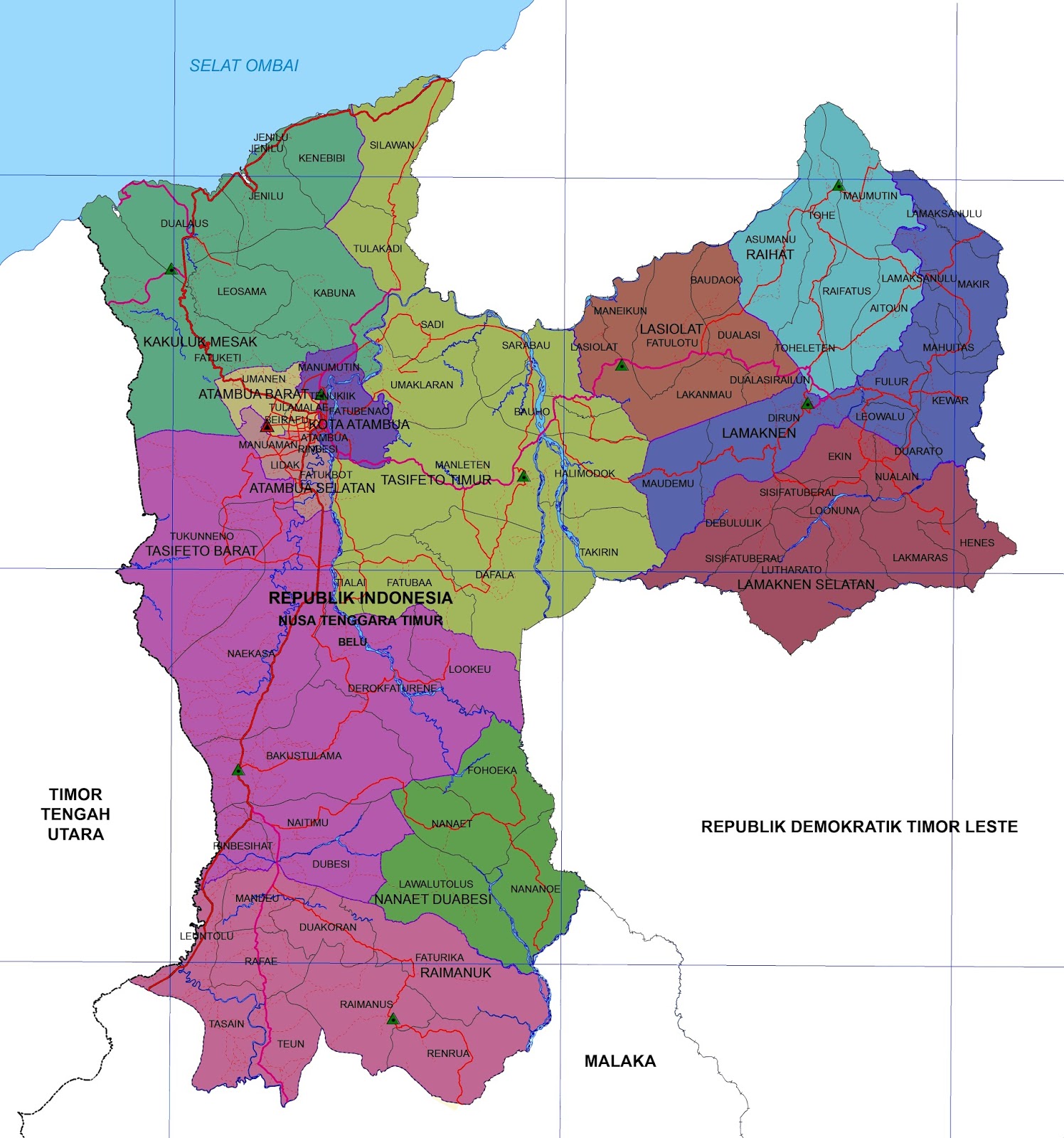 Personal Blog of Yabes Lay: Sejarah, Lambang, dan Peta Kabupaten Belu ...