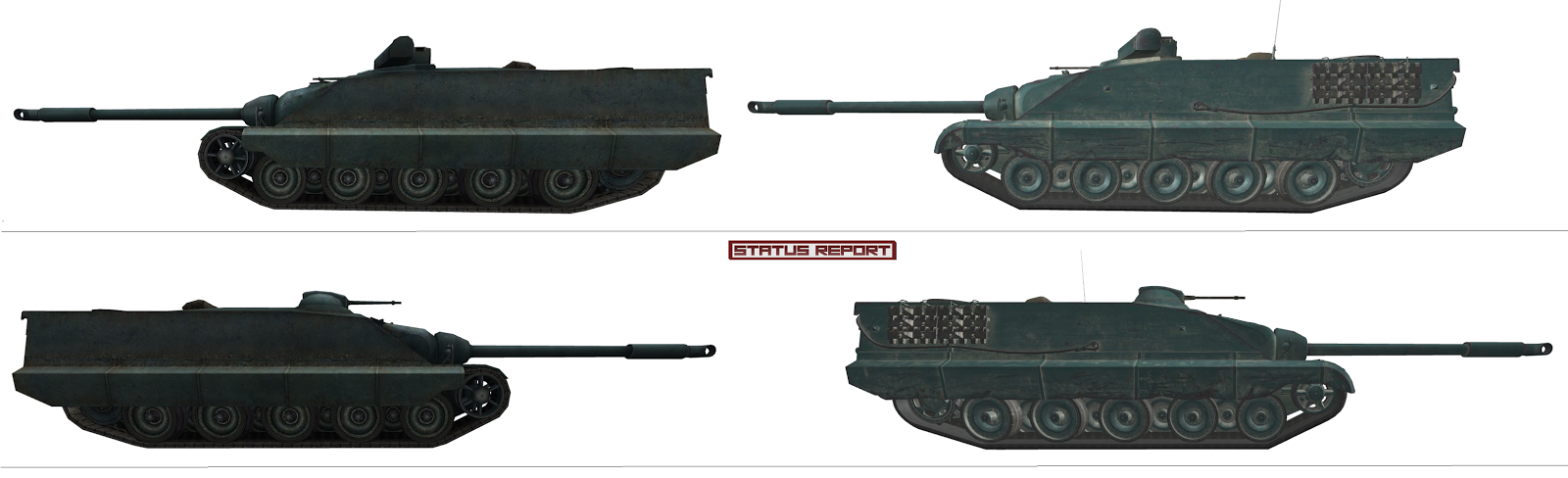 Status Report: 9.14 SD/HD comparison: E-25, AMX 50 Foch (155), Nashorn ...