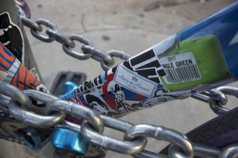 MELROSEandFAIRFAX: Awesome Sticker Combo Fixed Gear Bike