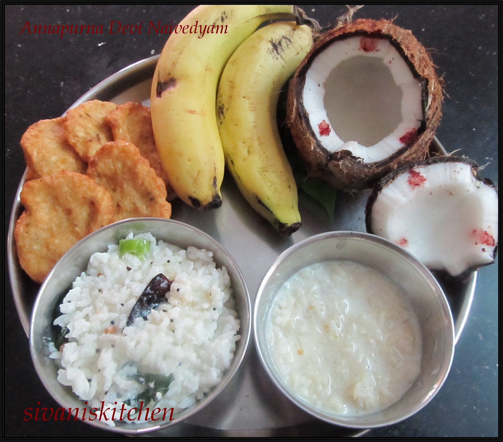 Sivani's Kitchen: Navaratri / Navadurga Naivedyams