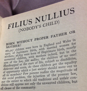 Peasant Arts - Haslemere: Filius Nullius: Nobody's Child by Joseph King