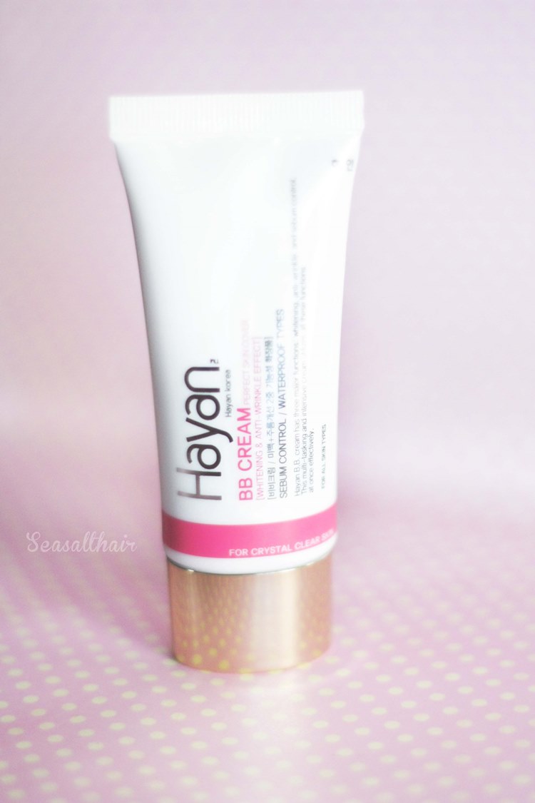 REVIEW : HAYAN BB CREAM Whitening & Anti-wrinkle effect - Seasalthair