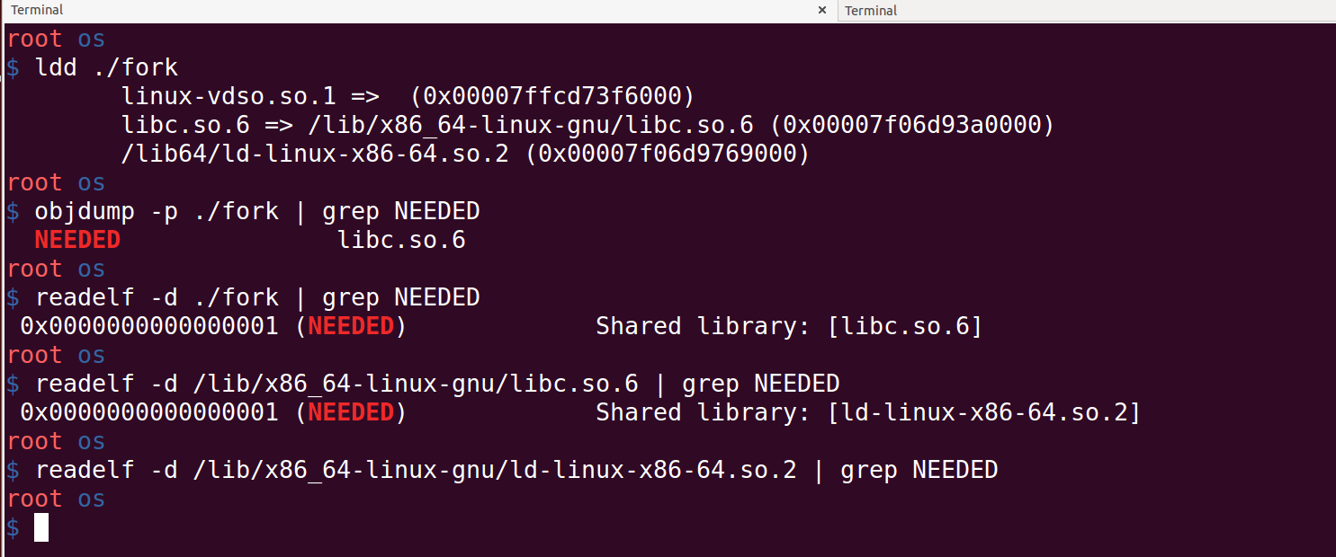Different Commands to find out all shared libraries used by application in Linux