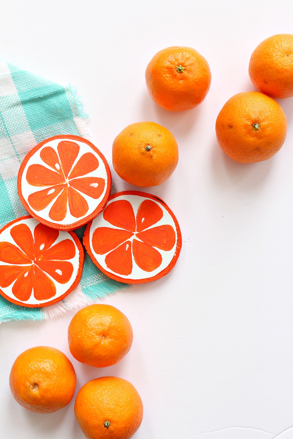 DIY Orange Slice Coasters | Dans le Lakehouse