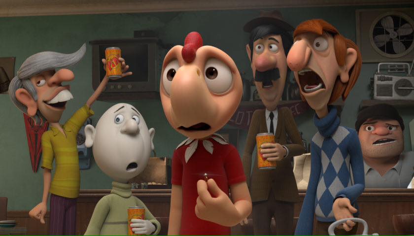 La Nuez: Nuevas imagenes muestran personajes de Condorito la película.