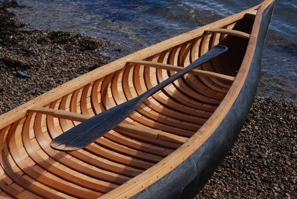 Paddle Making (and other canoe stuff): Luke McNair's Wabanaki Style Canoe