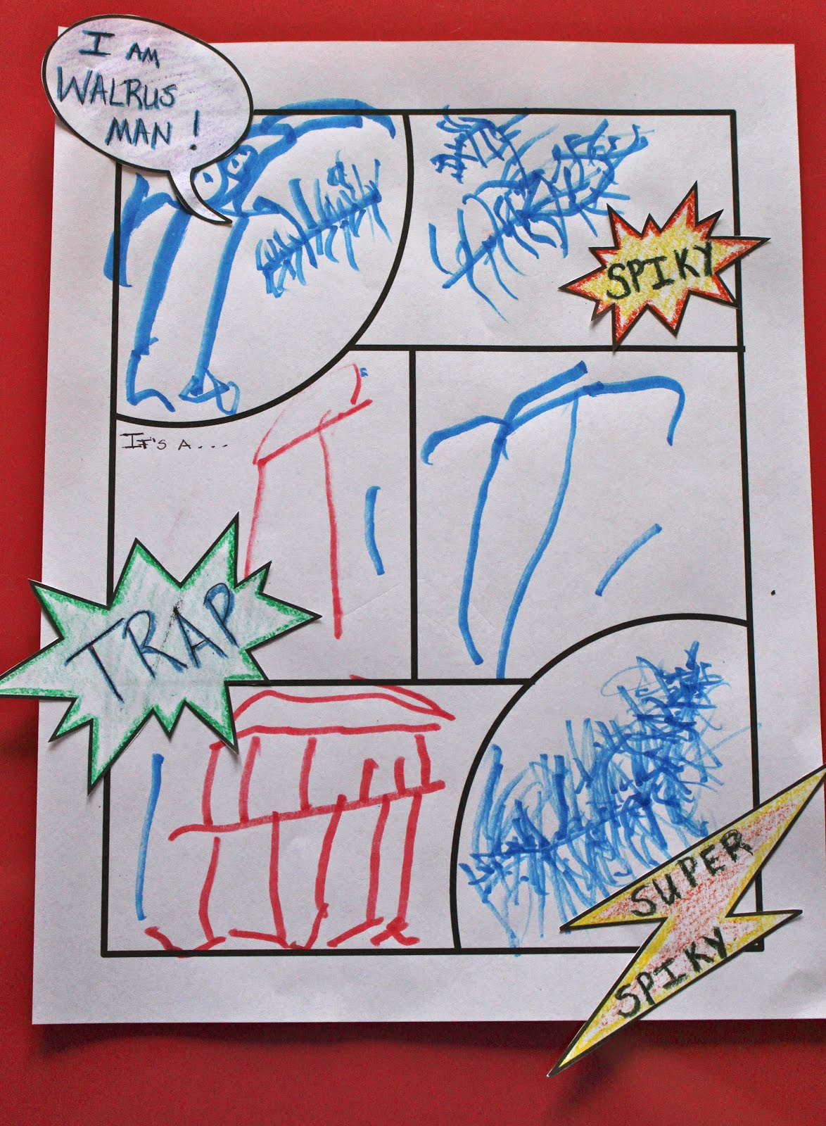 OH THE IRON MAN Creating A Comic Book With A 4 Year Old oh-the-iron-man-creating-a-comic-book-with-a-4-year-old
