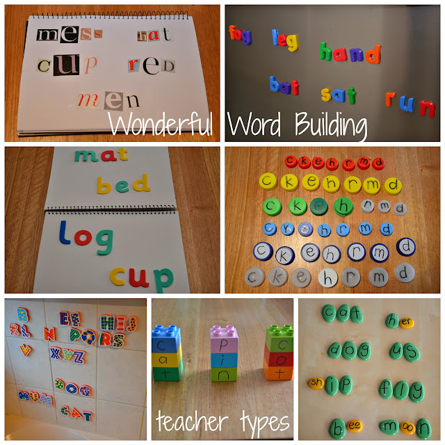 Wonderful Word Building {Childhood 101 Guest Post} - Teacher Types