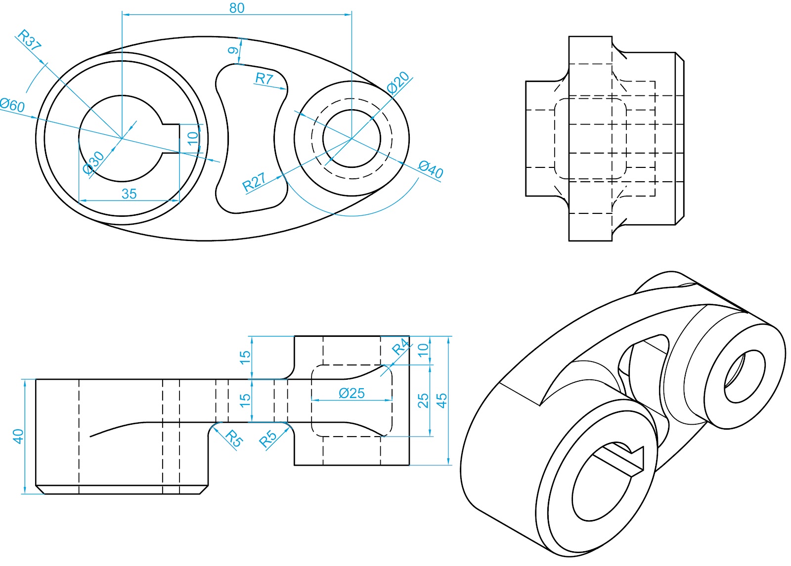 Dessinateur AutoCad et SolidWorks 2D/3D: Autocad 2D 3D