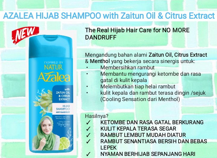 Azalea by Natur, Produk Perawatan Rambut Wanita Berhijab