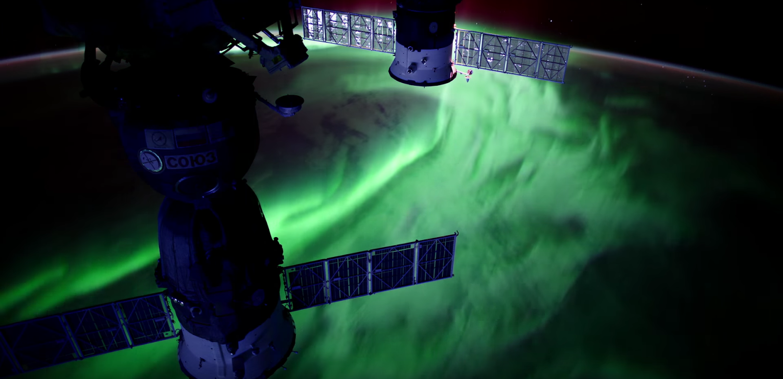 Aurora seen from the International Space Station | Earth Blog