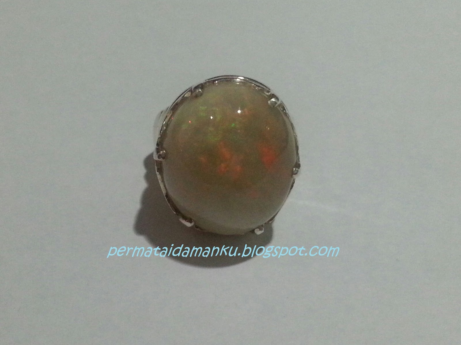PERMATA IDAMANKU: CINCIN OPAL PUTIH (CP01)