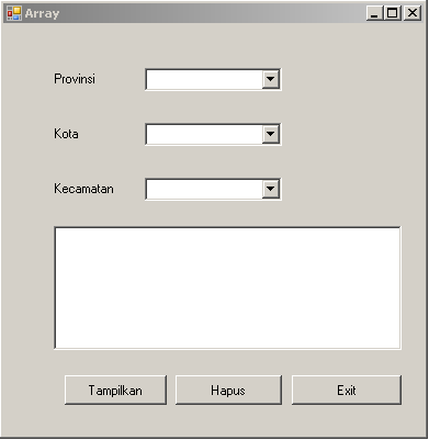 Piki Agustian: Pertemuan 11, 4 Mei 2015 : Tutorial Array 2D menggunakan ...