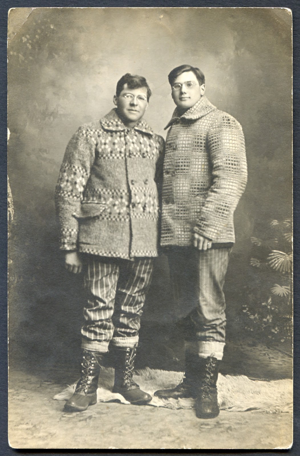 Union-Made: Circa 1905-1918 Lumberjacks SXPC Real Photo Postcard