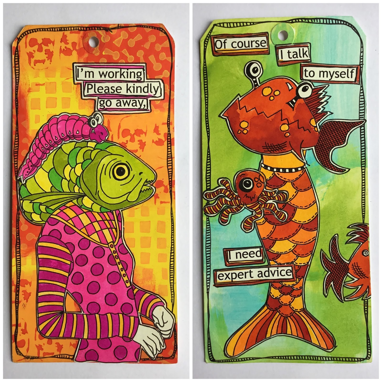 Dylan's Blog: New Dylusions Stamp Samples