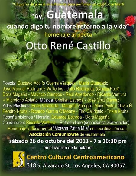 noticias COMUNICARTE: HOMENAJE AL POETA OTTO RENE CASTILLO