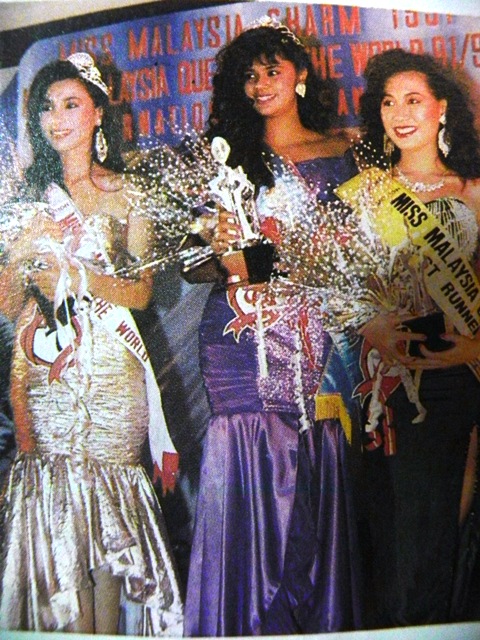 speed: The Winners of Miss Malaysia Charm International 1991. Rare Photos.