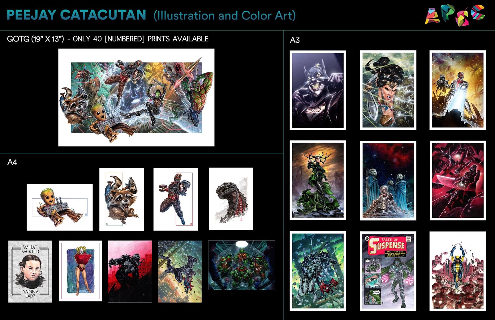 Artist Highlight: PEEJAY CATACUTAN - The Geekery 01