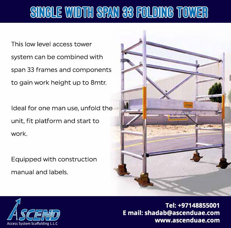 Welcome to Ascend Access System Scaffolding L.L.C: Single Width Span 33 ...
