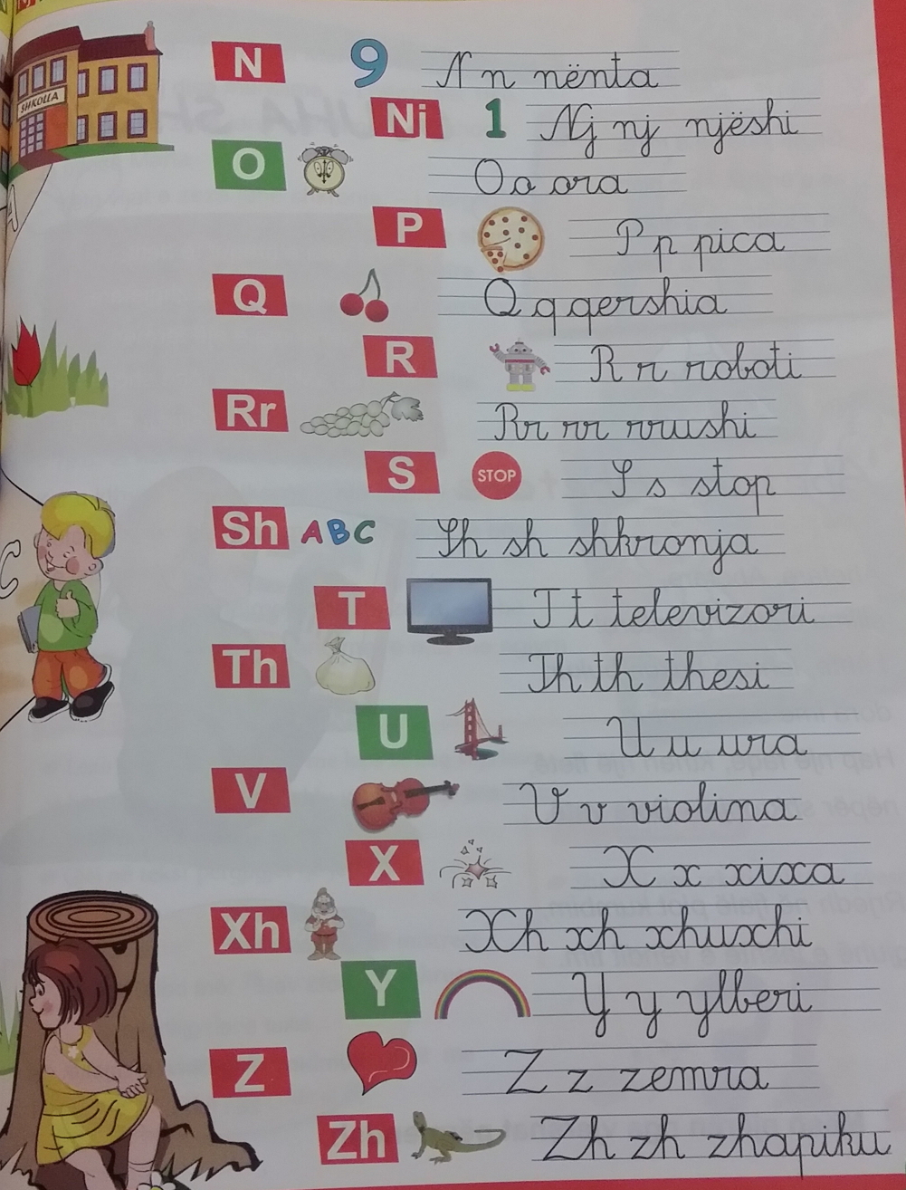 SHKRONJAT E ARTA: Abetare - Alfabeti Shqip