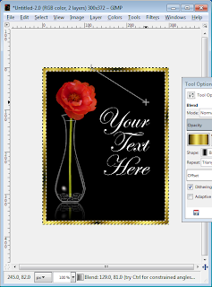 Gimp Tips: How to Add A Gold Border to an Image | Digital Art/ Graphic ...